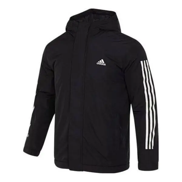 Adidas 3-stripes Track Jacket - Black/white