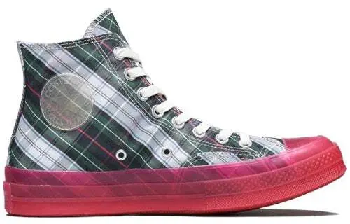 CONVERSE Chuck 70 Hi Plaid Sneakers