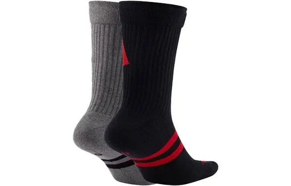 JORDAN Logo Crew Socks 2 Pack