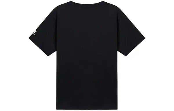NEW BALANCE Naijel Series Flowers Printing Sports Round Neck Short Sleeve T-shirt - Black