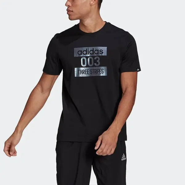 Adidas Sports Round Neck Pullover Short Sleeve