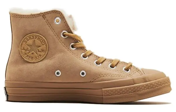 CONVERSE X Tri Panel Chuck 70 Hi "khaki Shearling - Brown