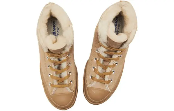 CONVERSE X Tri Panel Chuck 70 Hi "khaki Shearling - Brown
