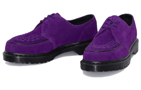 Dr. Martens Ramsey Supreme Suede Creeper Shoes - Purple