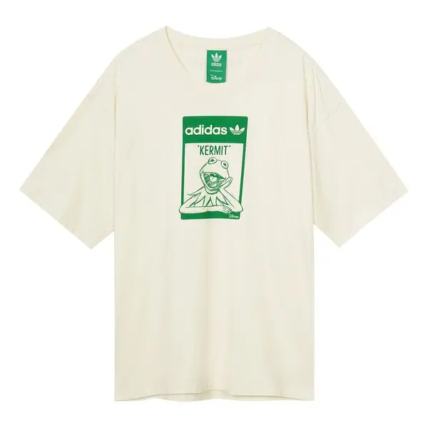 Adidas Originals Tee Kermit F Printed Milky-white - Milky White