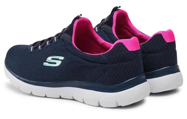 Sketchers Summits Louvin Athletic Sneakers - Navy/pink
