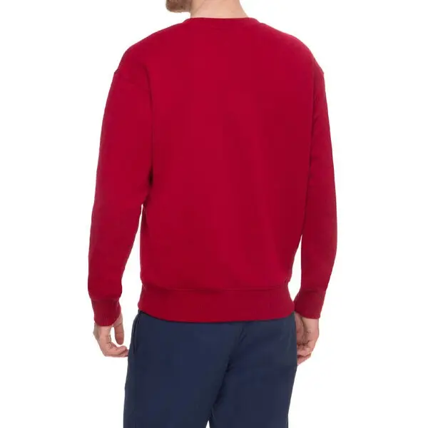 NEW BALANCE Alphabet Print Crewneck Sweatshirt - Red