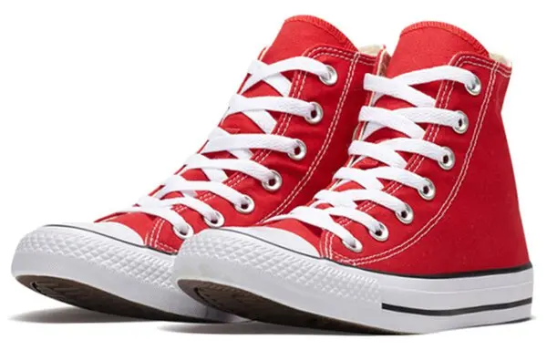 CONVERSE Chuck Taylor All Star High Top Sneakers - Red/white