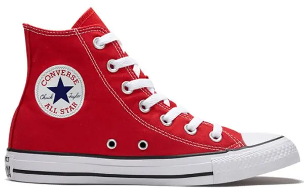 CONVERSE Chuck Taylor All Star High Top Sneakers - Red/white
