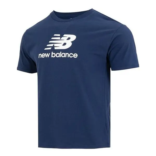 NEW BALANCE Essential Logo T-shirt Asia Sizing - Navy