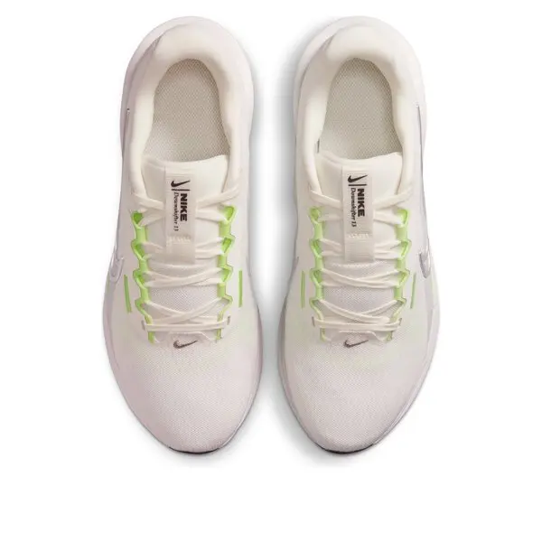 Nike Downshifter 13 Lace-up Sneakers - Silver/green