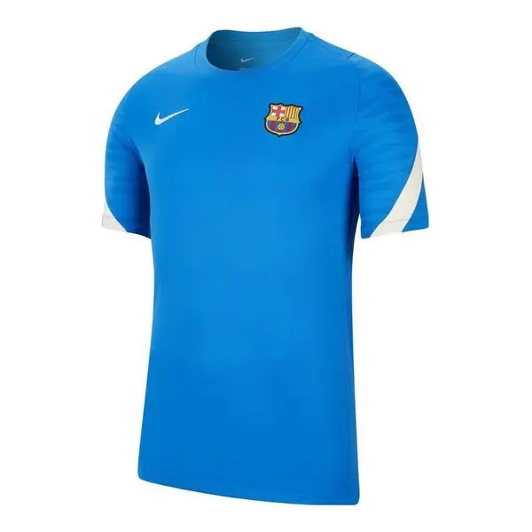 Nike Fc Barcelona Short-sleeve Soccer Top - Blue
