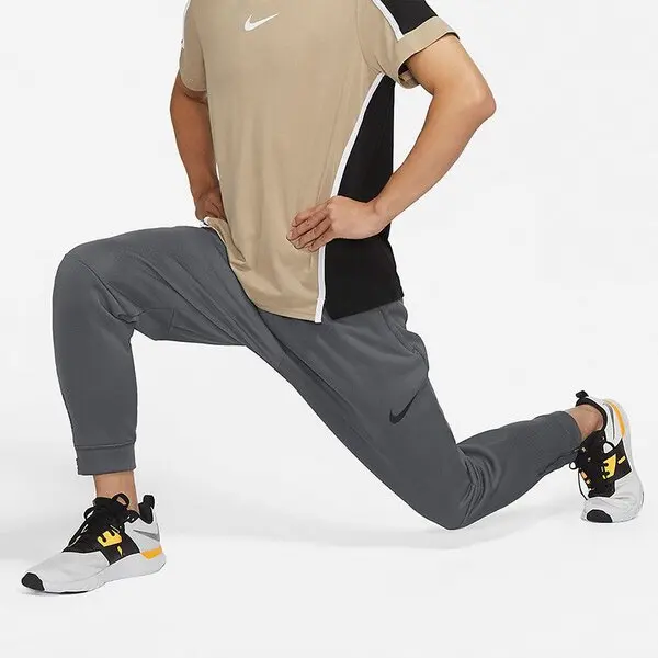 Nike Np Tf Turf Thrma Sphr Fleece Lined Stay Warm Sports Knit Bundle Feet Long Pants/trousers Dark Grey