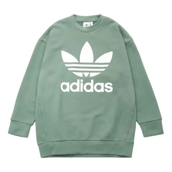 Adidas Originals Trefoil Crewneck Pullover - Green