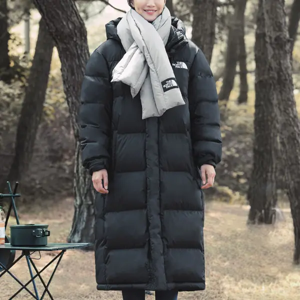 The North Face Puffer Down Parka Jacket - Black