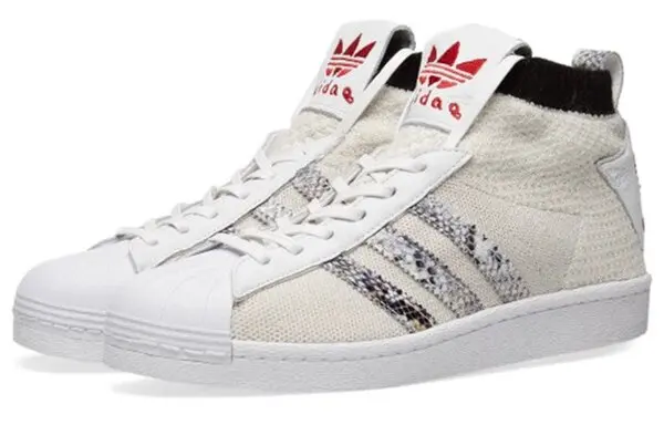 Adidas United Arrows & Sons X Ultra Star 'cloud White' Mid Top Sneakers