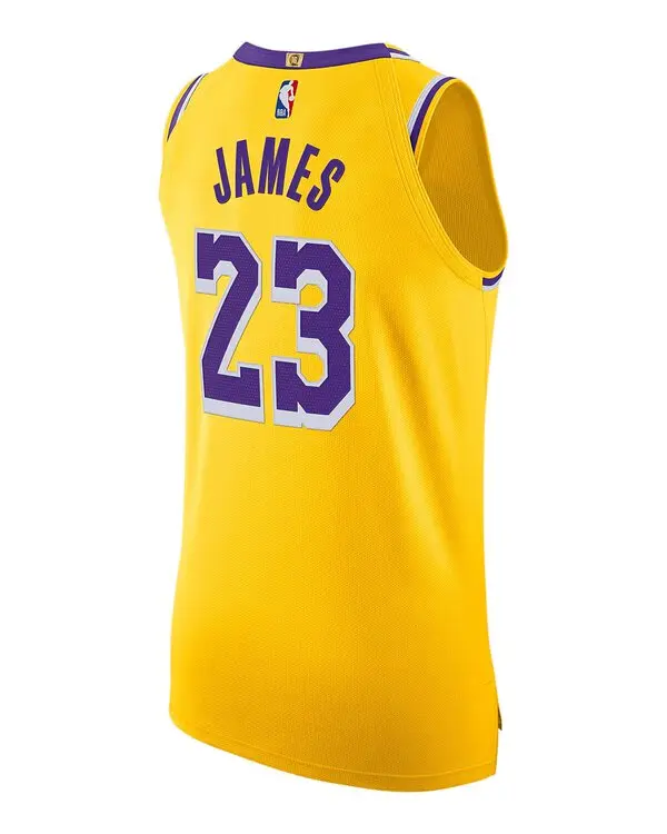 Nike X Nba Lakers Lebron James Jerseys - Yellow