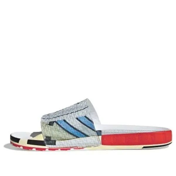 Adidas X Raf Simons Micro Adilette Slides 'trompe L'oeil - Blue