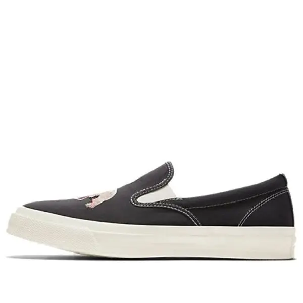 CONVERSE Chuck Taylor Deck Star 67 Flamingo Slip-on Sneakers - Black