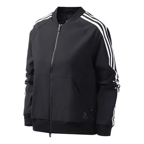 Adidas Stand Collar Zip-up Track Jacket - Black