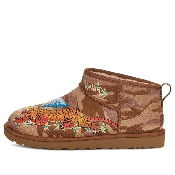 UGG X Palace Classic Ultra Mini Boot Camo - Chestnut