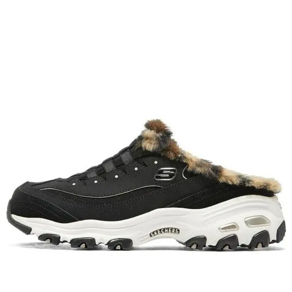 Sketchers D'lites 1.0 Slip-on Sneakers - Black