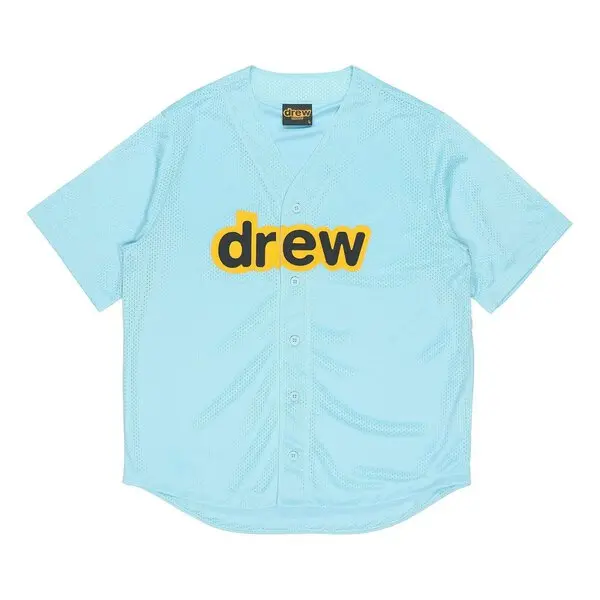 Drew House Mesh Baseball Jersey - Sea Blue