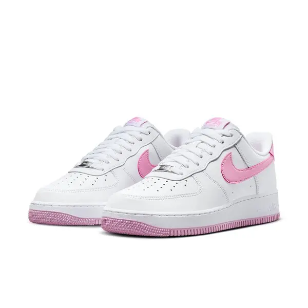 Nike Force 1 Low '07 Sneakers - White/pink