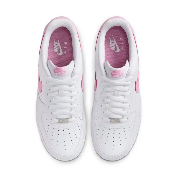 Nike Force 1 Low '07 Sneakers - White/pink