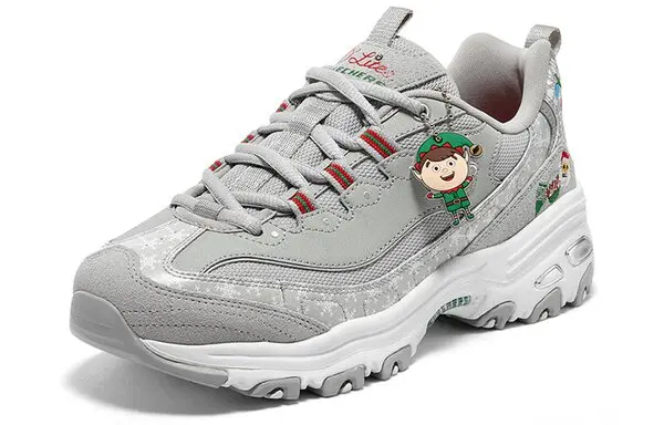 Sketchers D'lites 1.0 Christmas Edition Sneakers - Grey/multicolor