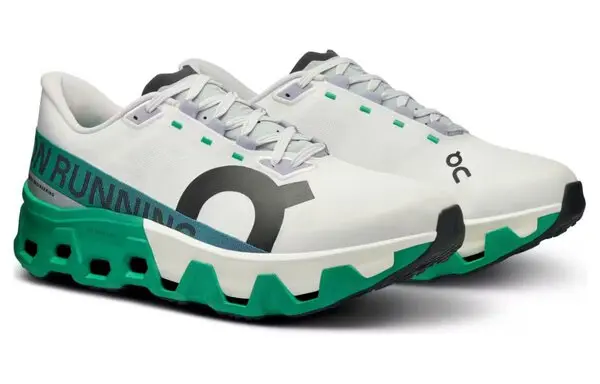 On Cloudmonster Hyper Sneakers - Undyed/mint