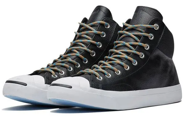 CONVERSE Jack Purcell High Top Sneakers - Black/white