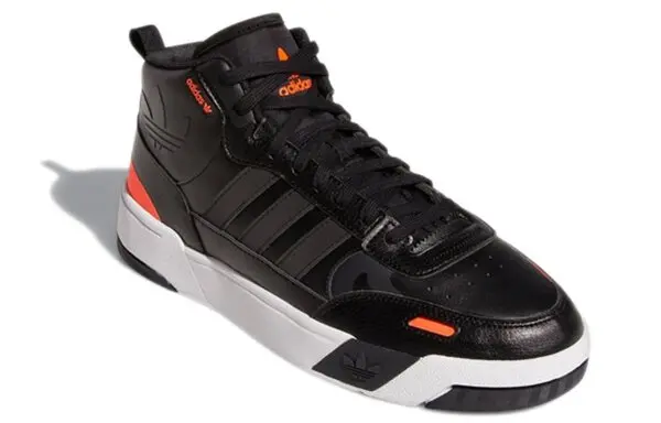 Adidas Originals Post Up High Top Sneakers - Black/orange/white