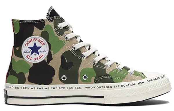 CONVERSE X Brain Dead Chuck 70 Hi "brain Dead" Sneakers - Egret/black/multi