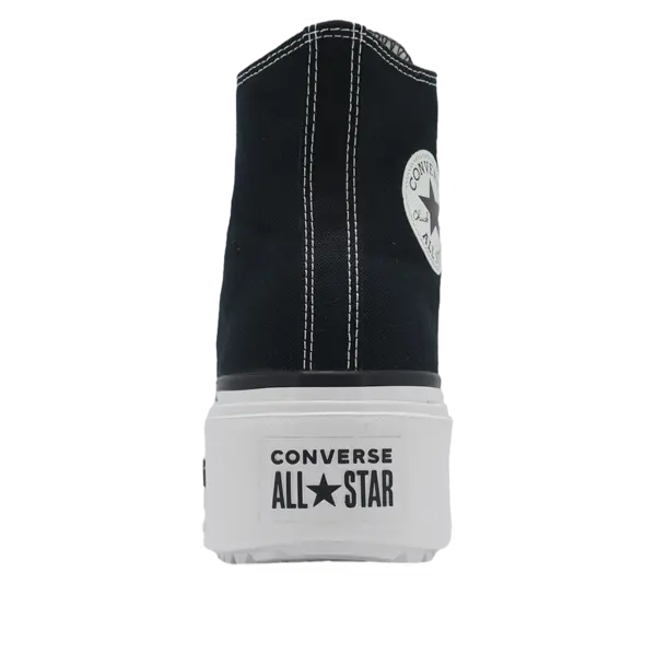 CONVERSE Chuck Taylor All Star Lift Double Stack Hi Sneakers - Black/white