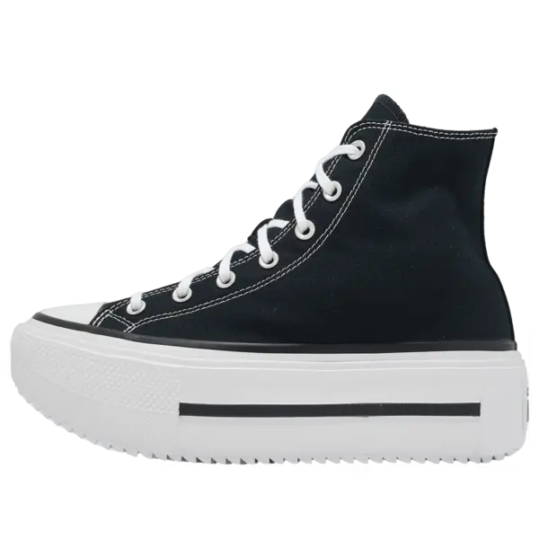 CONVERSE Chuck Taylor All Star Lift Double Stack Hi Sneakers - Black/white