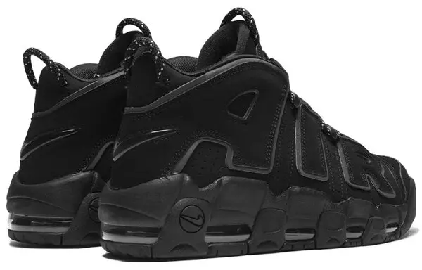 Nike More Uptempo 'reflective' Sneakers - Black/black