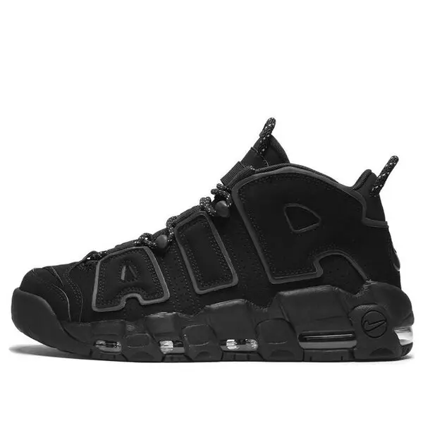 Nike More Uptempo 'reflective' Sneakers - Black/black