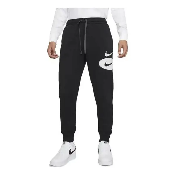 Nike Swoosh League Fleece Sweatpants 'black - Black/white