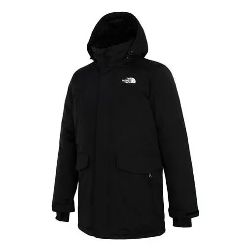 The North Face Down Parka With Hood And Embroidery - None