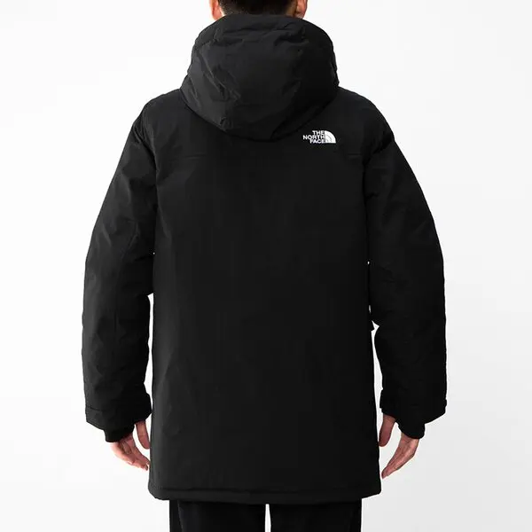 The North Face Down Parka With Hood And Embroidery