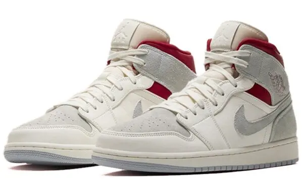 JORDAN 1 Mid "past, Present, Future" Sneakers - Tan