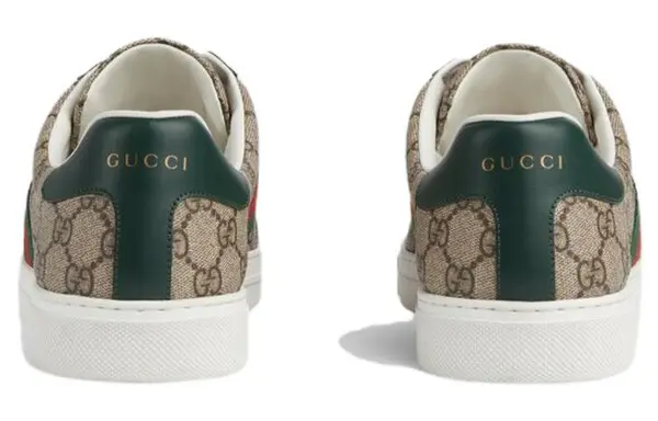 Gucci Ace Sneaker With Web Detail - Beige