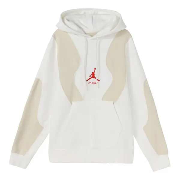 JORDAN X Off- Crossover Embroidered Logo Hoodie - White
