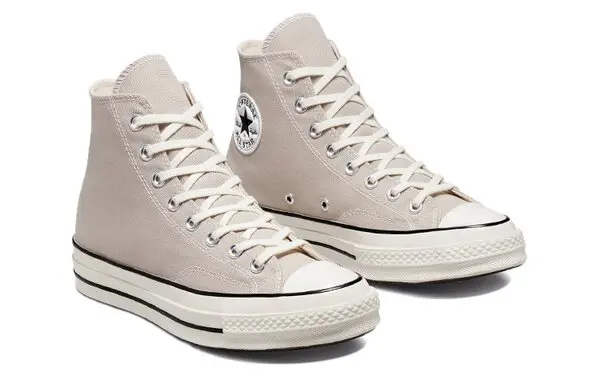 CONVERSE Chuck 70 Hi "papyrus" High Top Lace-up Sneakers - Creamy