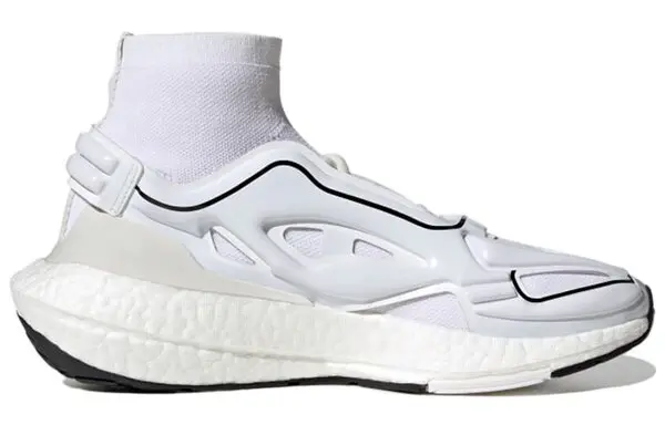 Adidas By Stella Mccartney Ultraboost 22 High-top Sneakers - White