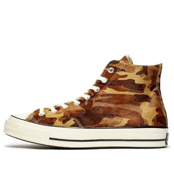 CONVERSE Chuck 70 Hi Pony Hair Camo - Yellow