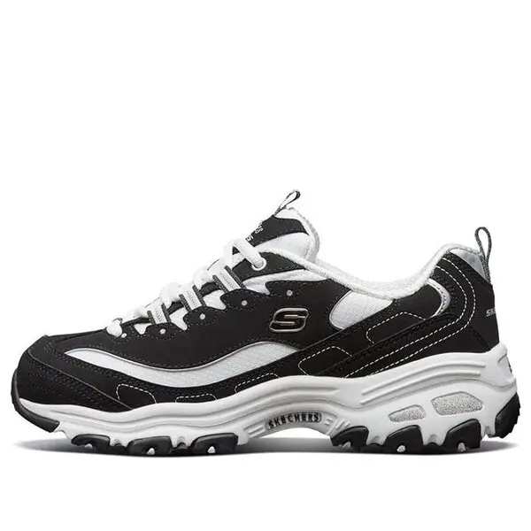 Sketchers D'lites Gs Athletic Sneakers - Black/white