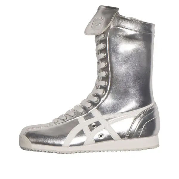 Onitsuka Tiger Mexico 66 Boxing High Top Sneakers - Pure Silver/off White