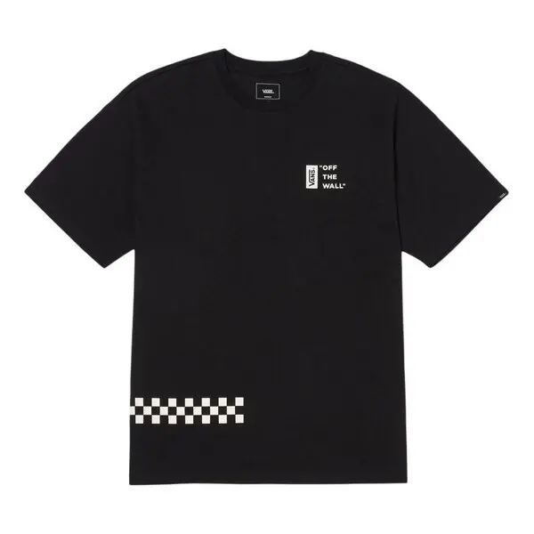 VANS Workwear Logo T-shirt Oversized Sizing 'black White